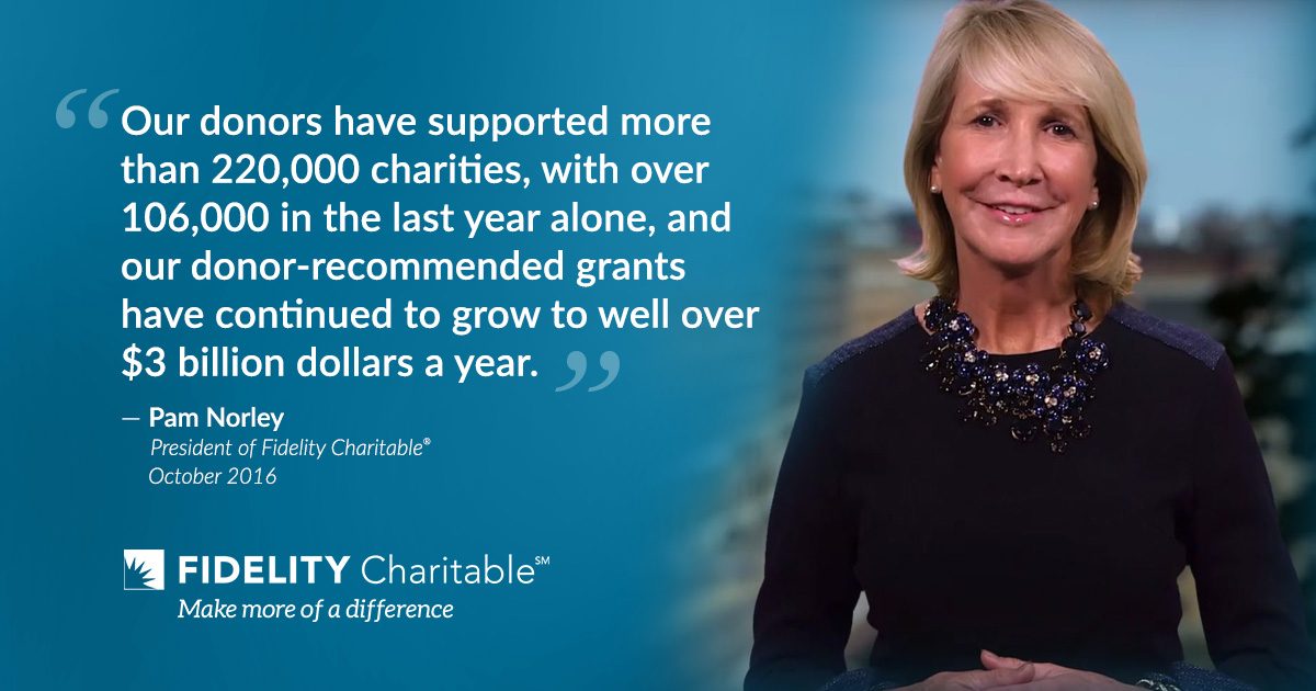 Fidelity Charitable Tops 2016 Philanthropy 400 Ranking | Fidelity ...